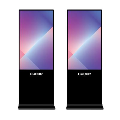 Cina Lettore pubblicitario LCD da pavimento 40KG Peso lordo singolo Display pubblicitario LCD touchscreen con aggiornamenti in tempo reale in vendita