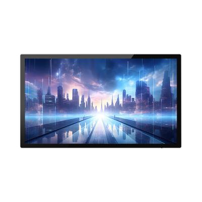 China Wall-Mounted LCD Advertising Player Interactive Media Compatibility and 350cd/m2 Brightness for Advertising for sale