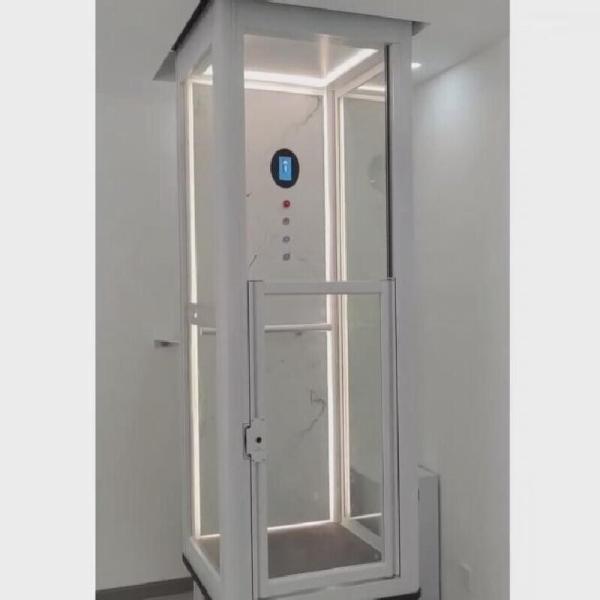 Quality 5-Floor Naked Cabin Hydraulic Home Elevators Automatic Operating System for sale