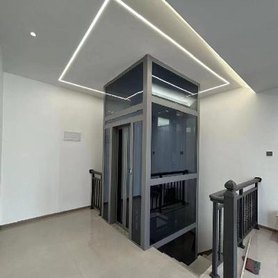 China Elevadores caseros sin engranajes Tracción hasta 1000Kg Capacidad Certificado ISO9001 en venta
