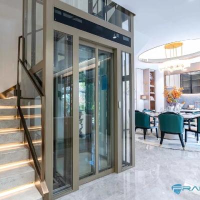 China Puertas deslizantes automáticas de lujoAscensor de tracción sin sala de máquinas en venta