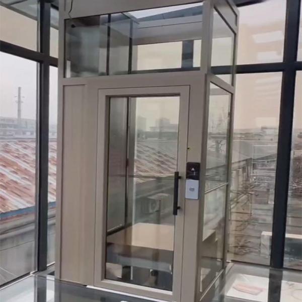 Quality Alloy Cabin Hydraulic 400 Kg 0.2-0.4 M/S Small Residential Elevators For Homes for sale