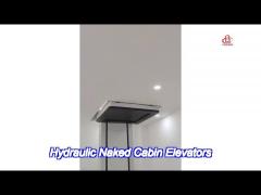5-Floor Naked Cabin Hydraulic Home Elevators Automatic Operating System