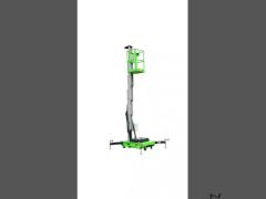 6m Hoogte Double Masters Aluminium Hydraulische Man Lift Voor Onderhoud