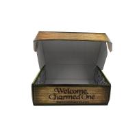 China Solid Color Printed Packaging Boxes / Corrugated Cardboard Custom Mailer Box for sale