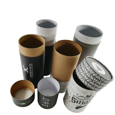 Cina Cilindro biodegradabile che imballa intorno al contenitore di cartone di carta, metropolitana di cartone con il coperchio in vendita