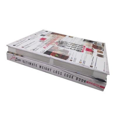 China Laminación de encargo de la película de impresión del menú del libro de cocina del Hardcover del libro en rústica en venta