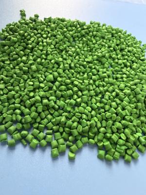 China Green masterbatch is employed for coloration, providing vivid and long-lasting color. for sale