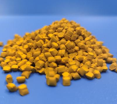 China Yellow Color Masterbatch with 20% Pigment Loading for Plastic Molding for sale