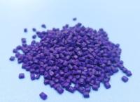 China Purple LDPE Carrier Masterbatch with 20% Pigment Concentration for Blowing Films and Injection Molding for sale
