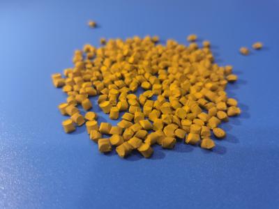 China Yellow Colorant Masterbatch for Polyethylene-Based Toy and Furniture Injection Moulding for sale