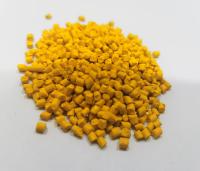 China Yellow Plastic Masterbatch Pigment - 20% Pigment Content, 1.7 g/cm³ Density for Blowing Films and Injection Molding for sale
