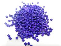 Quality LDPE plastic masterbatch Purple High Density Polyethylene Pellets for sale