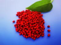 China Chilly Red Plastic Additive Masterbatch Compound HDPE LDPE Carrier for sale