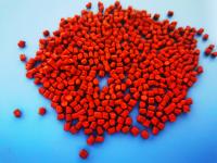 China PP Red TiO2 Masterbatch for Polypropylene with 20-50% Pigment Content and 9 g/10min Melt Flow Rate for sale