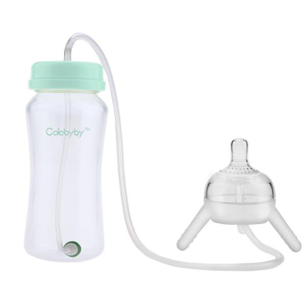 Quality Wide Mouth Hands Free Baby Feeding Bottle Newborns Anti Colic Bottles for sale