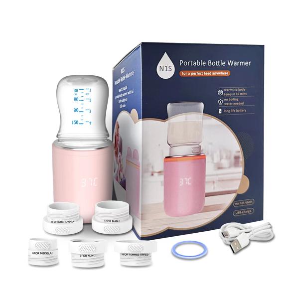 Quality Quick Heating Infant Bottle Warmer 3 Mins Warming Breast Milk On The Go Temperature Control for sale