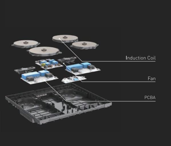 인덕션 쿡 톱 PCBA 하이 랜드 멀티 전기 연소 솔루션 컴팩트 크기 C1