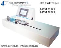 China Thermoplastic Surface Hot Tack Tester 250C 200N Load Cell Heat Seal Strength Tester for sale