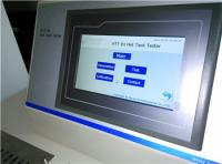 China Thermoplastic Surface Hot Tack Tester 250C 200N Load Cell Heat Seal Strength Tester for sale