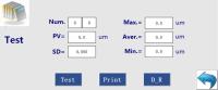 China Plastic Film Thickness Tester Contacting Method Benchtop 0.1μm Resolution 0-2mm Range for sale