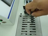 China Hot Tack Peeling Tester HTT-01 250°C 200N PLC Controlled Heat Seal Strength Tester for sale