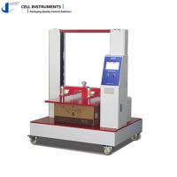 China Box Compression Tester BCT 10KN Carton Compressing and Stacking Tester 800mm Stroke for sale