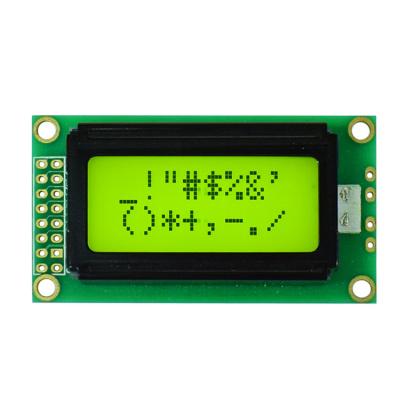 China COB Bonding Mode Dot Matrix LCM Module 8*2 Character For Electronic Tags for sale