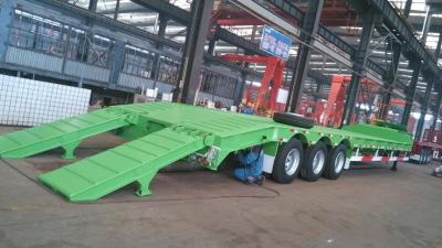 China High quality low bed truck trailer low bed trailer lowbed semi trailer for sale for sale