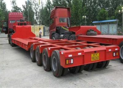 China 3 axles loader concave type low loader trailer 50 tons 60 tons for sale