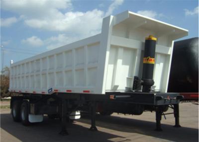 China Tri fuwa axle air suspension dump semi trailer for stone transportation for sale
