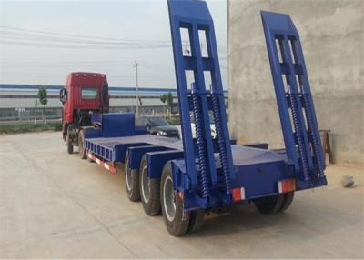 China Gooseneck optional for crane,excavator,tractor transportation low bed trailer for sale