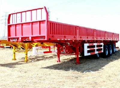 China Vacunnm Tire Double Cone Brand heavy duty cargo trailer for live sheep transportation for sale