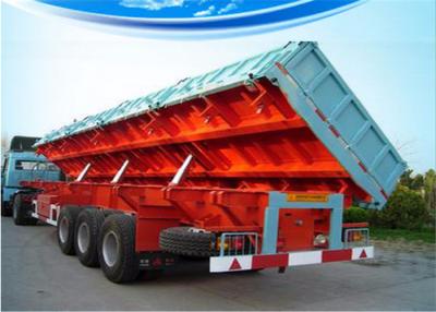 China 3 axle dump semi trailer tipping semi trailer for sand transport for sale