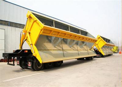 China JOST Brand Dump Semi Trailer Front Tipping 3 Axles BPW Axle Dump Semi Trailer for sale