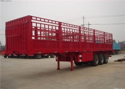China 3 Fuwa Axle cargo semi trailer fence for container and other cargo transportation for sale