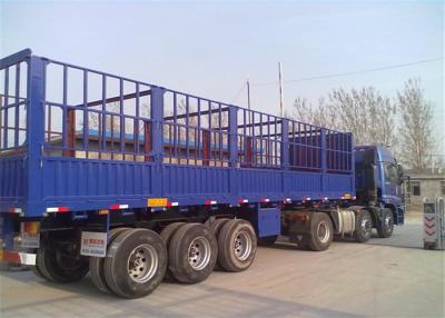 China 2 - 4 Axles fence Cargo semi Trailer For Livestock Animal & Bulk Cargo Transport for sale