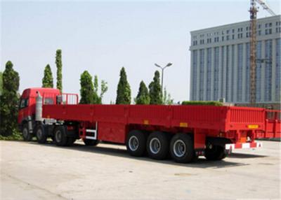 China 20t-100t 3 Axles 10 wheels gooseneck / triple axles semi trailer / cargo semi trailer for sale