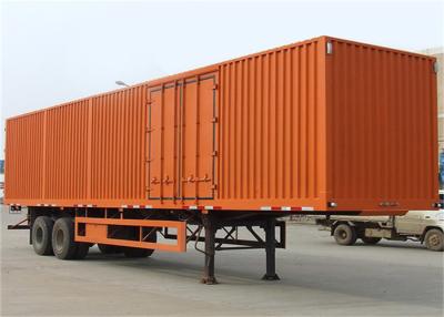 China 70 CBM refrigerated trailer cargo box semi trailer Spring suspension for sale