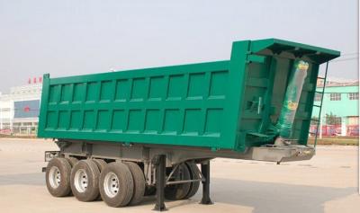 China Tipper Dump Semi Trailer U shape 50 ton 3 axles rear dump trailer for sale