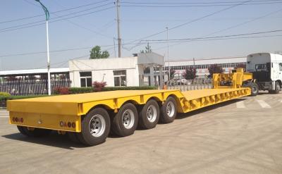 China Heavy Duty Transport 2 3 4 Axles Low Bed Semi Trailer for sale for sale