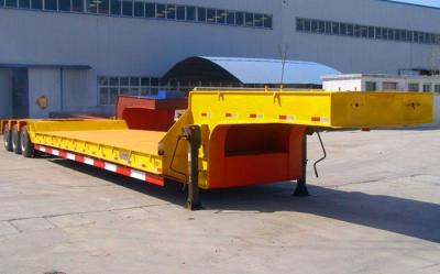 China Heavy Duty Color Optional 2/ 3/ 4  Axles Low Bed Semi Trailers for sale for sale