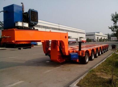 China Multi axle hydraulic gooseneck Low Bed Trailers / semi truck trailer for sale