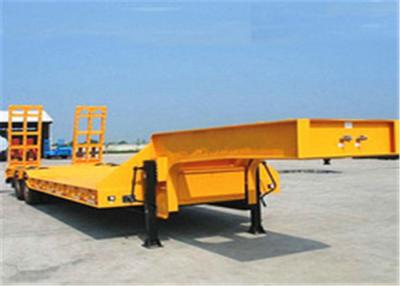 China Six Big Air Chamber  Low Bed Trailers with Hydraulic Ladder and Gooseneck for sale