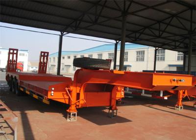 China New Condition Reasonable Structure Truck Trailer,3 Axles Lowbed Semi Trailers,low bed trailer dimensions Customized for sale