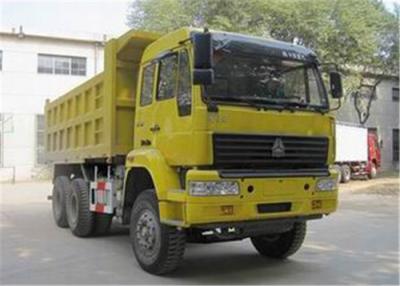 China Tipper dump truck side 6x4 payload 8Mt 82kw / 130Hp dump semi trailer 3 seats with sleeper for sale