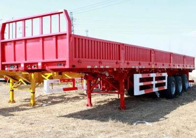 China two and three axles Side Wall Semi Trailer / Cargo semi trailer for sale