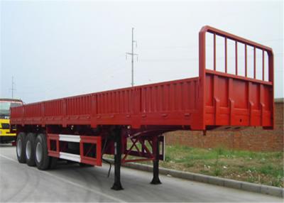 China 800mm height 2axles or 3axles Cargo Side Wall Semi Trailer with 12Pcs Tubeless Tyres for sale