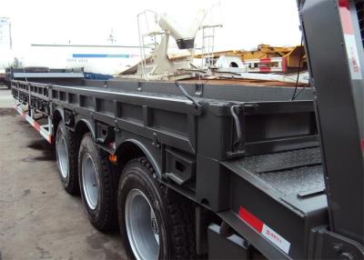 China 16m 3 / 2 axle lowbed trailer with fuwa axle for construction equipment transportation for sale