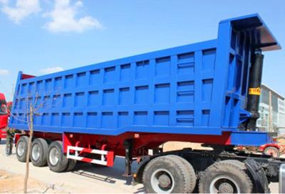 China 2 / 3 axle 20~60cbm rear end lift dump semi trailer for sale for sale